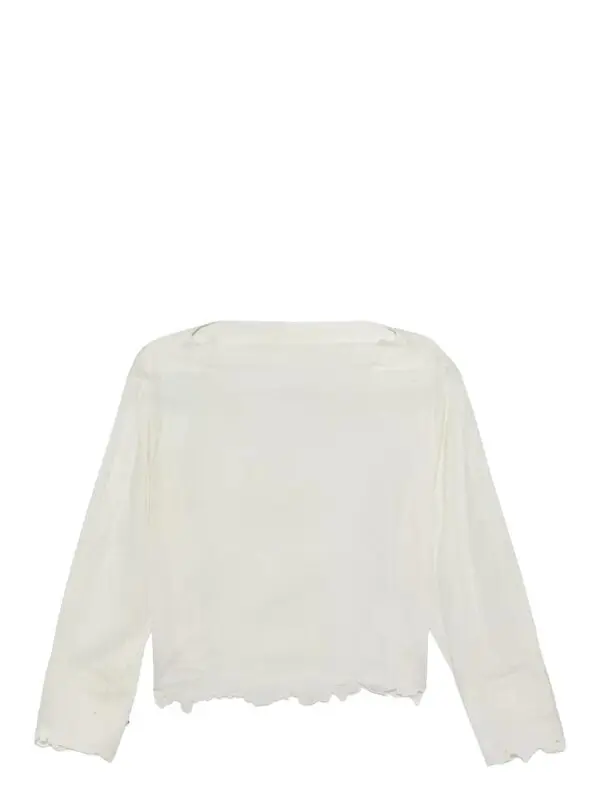 JNBY Floral-embroidered Blouse - White