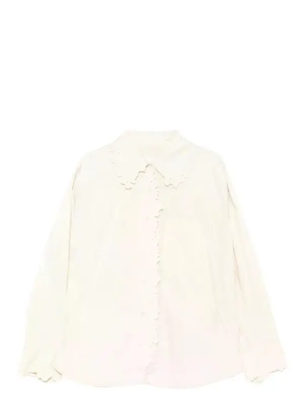 JNBY Floral A-line Shirt - Neutrals