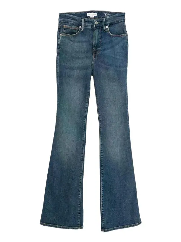 Good American Good Legs Flared Jeans - Blue