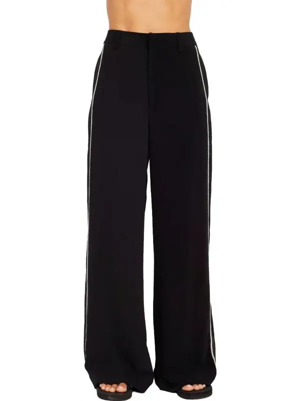 The Upside Haveli Wide-leg Trousers - Black