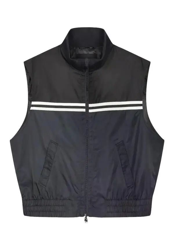 CROQUIS Striped Two-tone Jacket - Blue