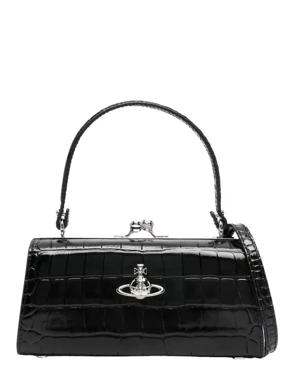 VIVIENNE WESTWOOD Doll Xl Logo-plaque Mini Bag - Black