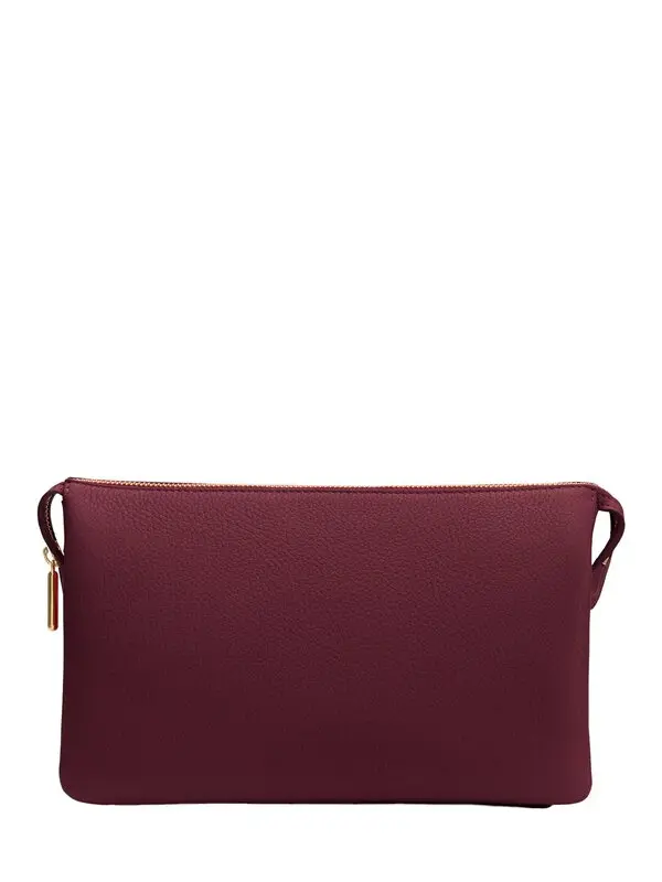 Cuyana Tria Clutch Bag - Cherry