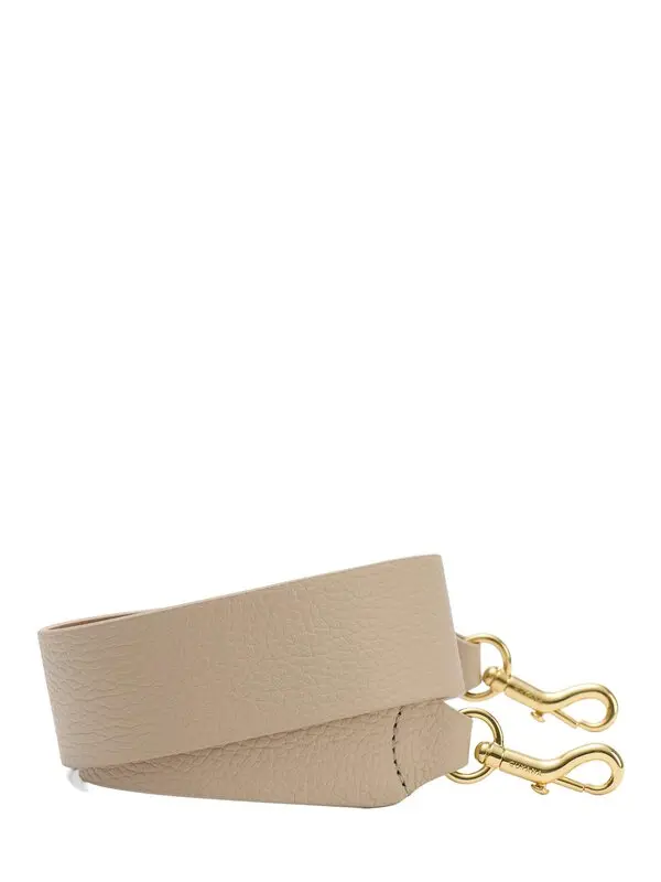 Cuyana Shoulder Luggage Strap - Stone/cappuccino