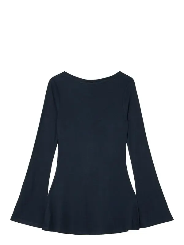 THE PARK Evelyn Circulose-jersey Blouse - Blue