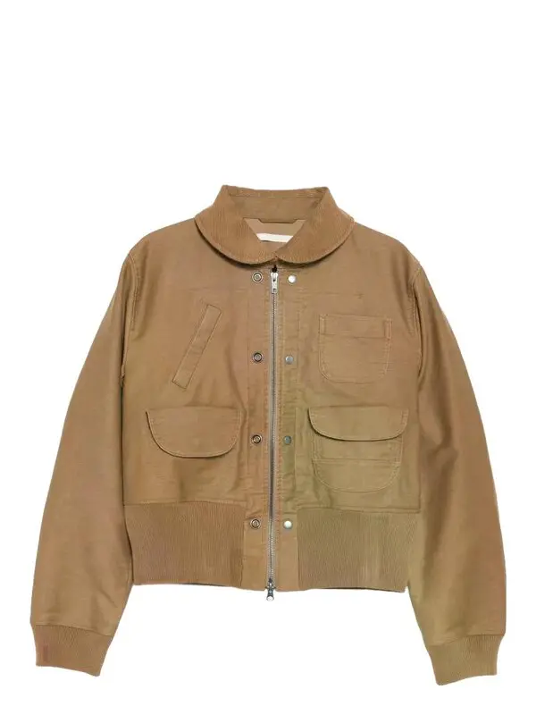 JNBY Club Collar Pocket Jacket - Brown