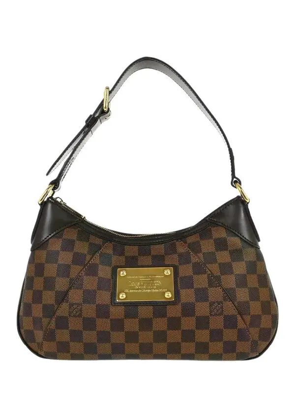 LOUIS VUITTON 2008 Pm Thames Damier Ebene Tote Bag - Brown