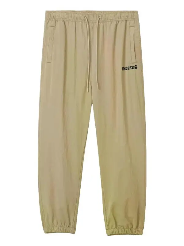 FINGERCROXX Drawstring Trousers - Neutrals