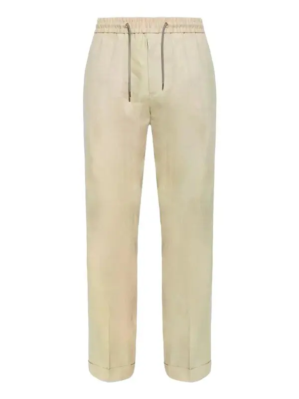 Paul Smith Drawstring Tailored Trousers - Neutrals