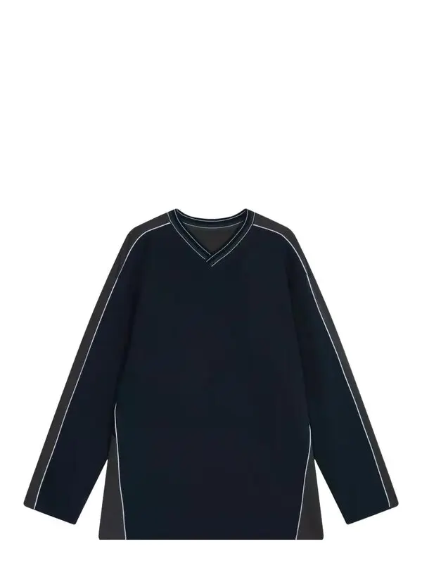 CROQUIS Loose-fit Long-sleeved T-shirt - Blue