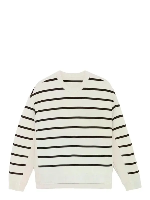 CROQUIS Striped Crewneck Jumper - Neutrals