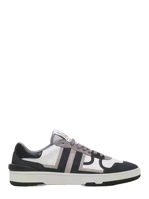LANVIN Panel Perforated Sneakers - White