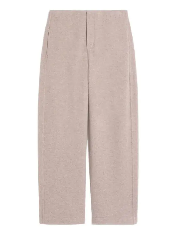 Max Mara Cashmere And Wool Fleece Trousers - Beige