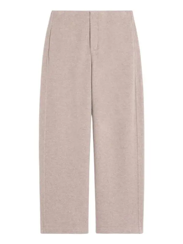 Max Mara Cashmere And Wool Fleece Trousers - Beige