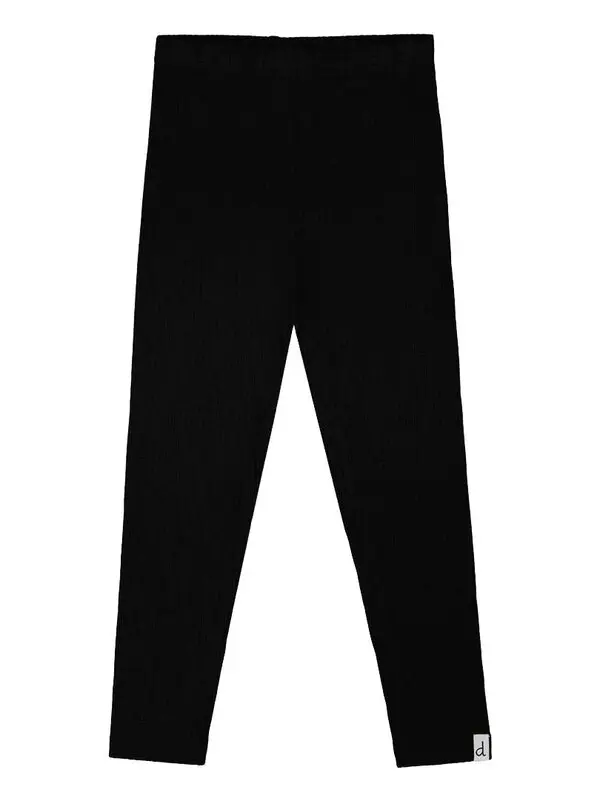 DEUX PAR DEUX Full-length Rib Leggings - Black