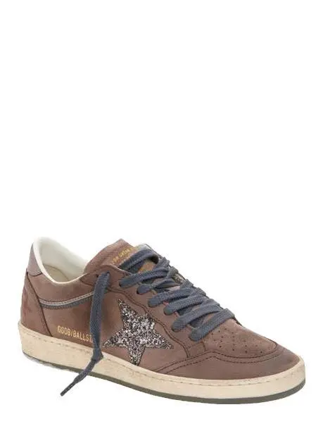 GOLDEN GOOSE Ball Star Low-top Sneakers - Lavander Gey/silver/ametist