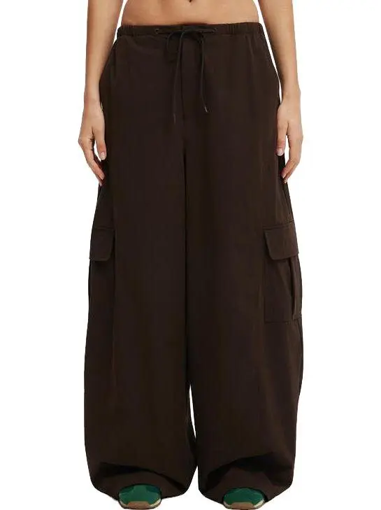 Cotton:on Active Woven Balloon Pant - French Roast