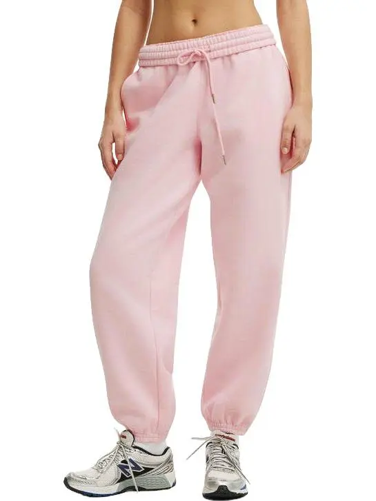 Cotton:on Active Plush Boyfriend Jogger - Cherry Dream