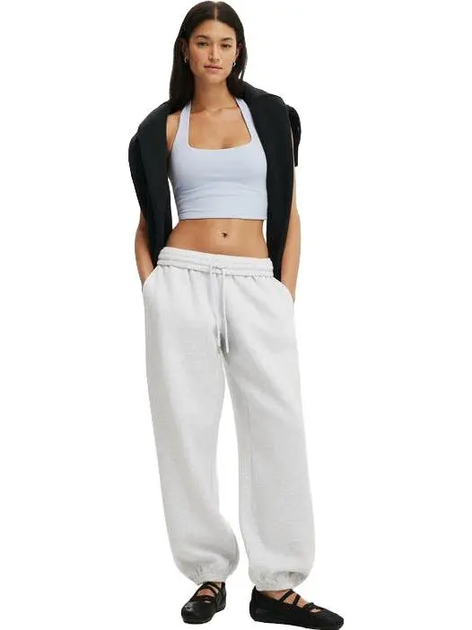 Cotton:on Active Plush Boyfriend Jogger - Cloudy Grey Marle