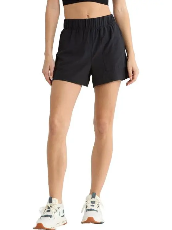 Beyond Yoga Stretch Easy Shorts - True Black