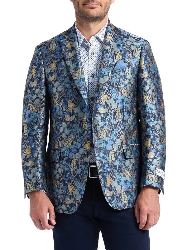 Robert Graham Radford Tailored Fit Floral Jacquard Sport Coat - Multi