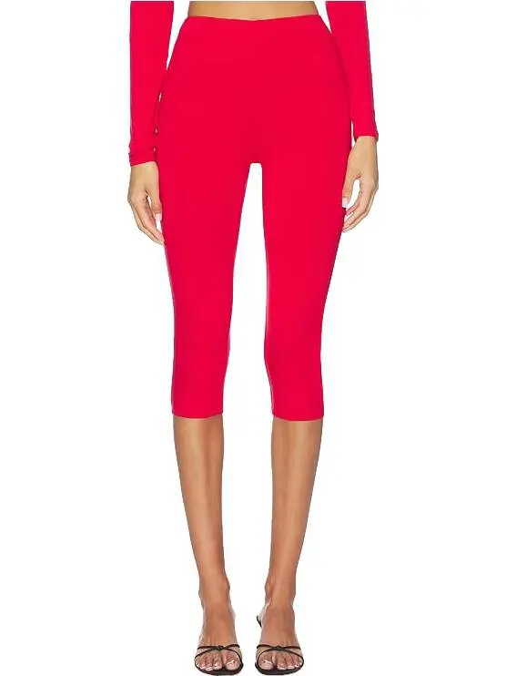 AFRM Ettie Capri Leggings - Kiss Red