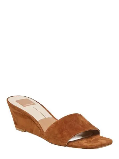Dolce Vita Qaily Wedge Sandal - Brown Nubuck
