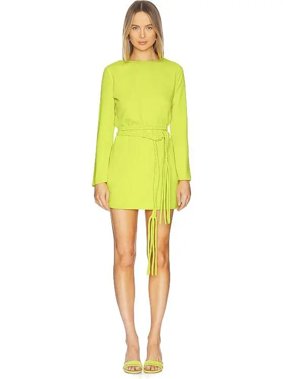 Alexis Angelie Mini Dress - Chartreuse