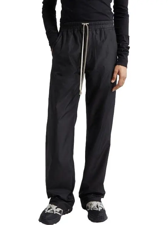 Moncler Straight Leg Taffeta Pants - Black