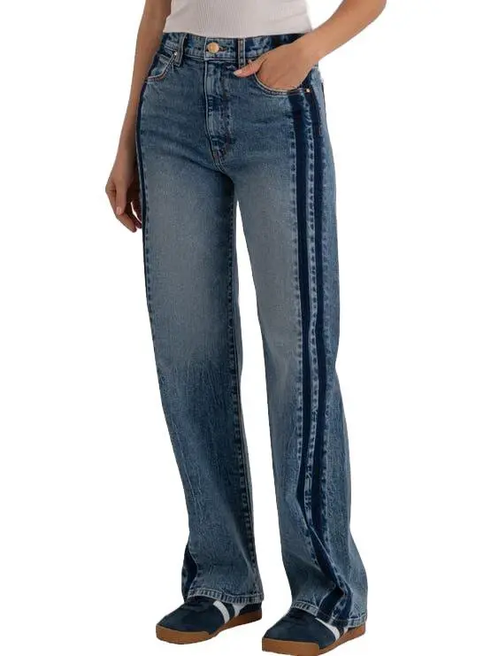 Kut From The Kloth High-waist Straight Leg Jeans - Brilliantly W/m