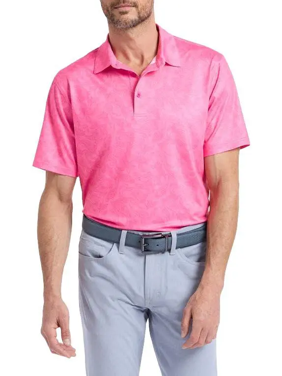 Robert Graham Orsett Performance Golf Polo - Pink