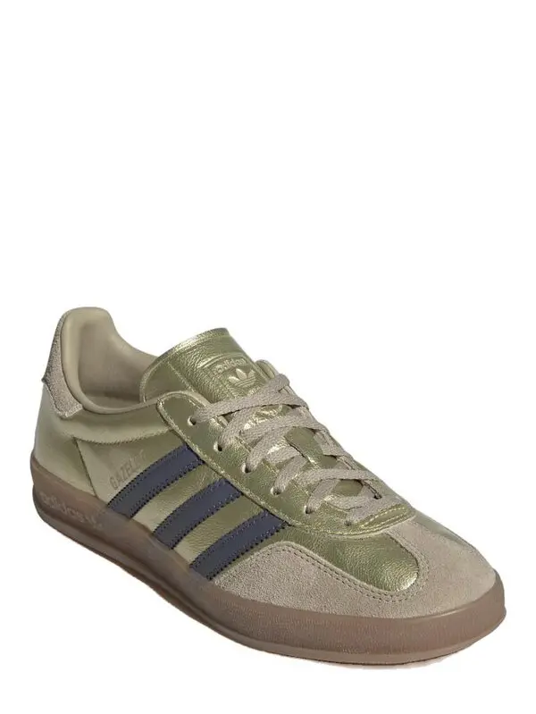Adidas Gazelle Indoor Sneakers - Gold Metallic / Aurora Onix / Wonder Cargo