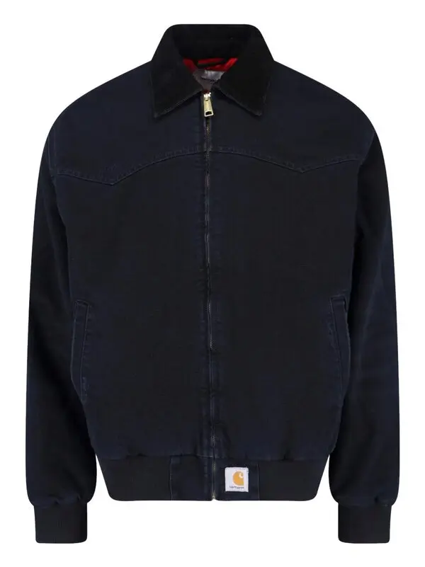 Carhartt Work In Progress Og Santa Fe Jacket - Black