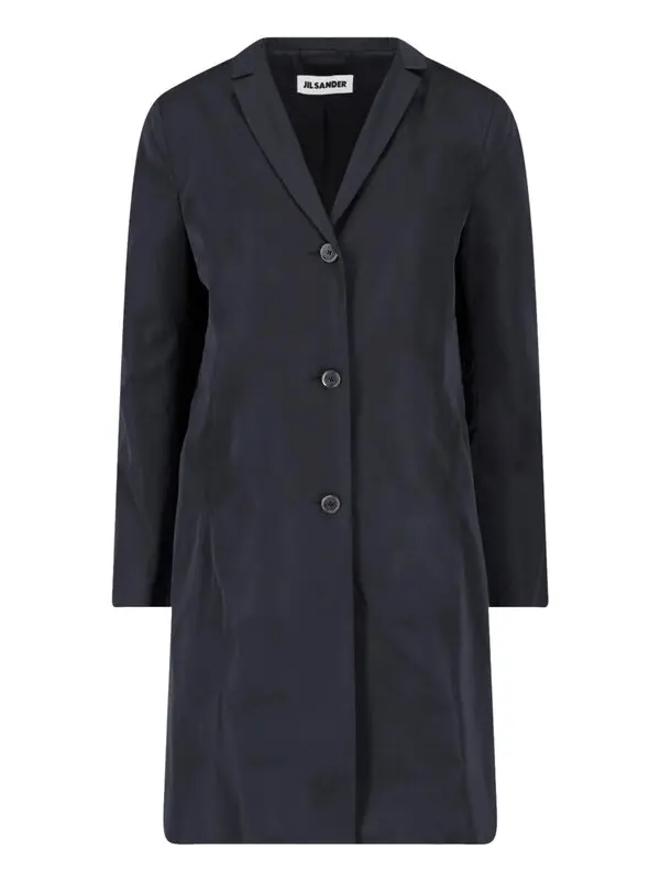 JIL SANDER Stone Island Technical Fabric Jacket - Black