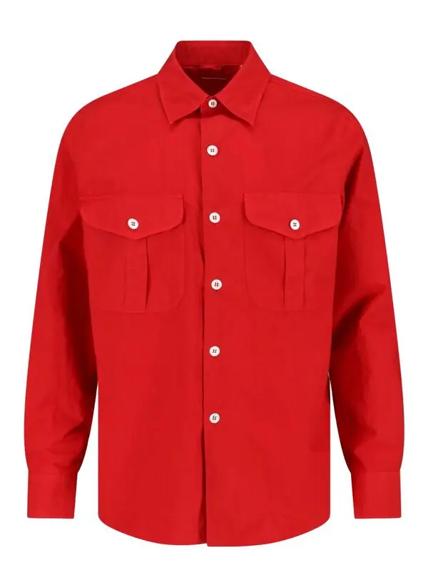 Aspesi Button Shirt - Red