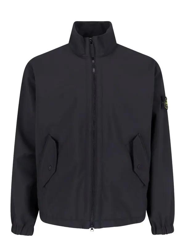 Stone Island Light Soft Shell-r' Jacket - Black