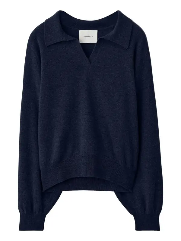 LISA YANG STORE The Katriel Sweater - Navy