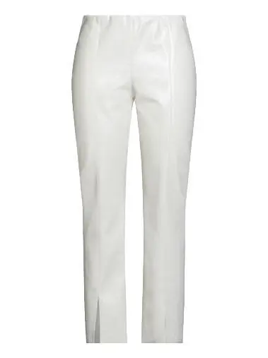 Liviana Conti Flared Coated Pants - White