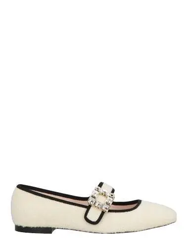 ROGER VIVIER Ballerina Flats - Off White