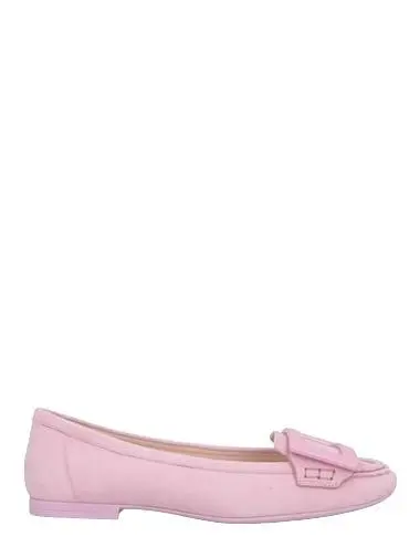 ROGER VIVIER Ballerina Flats With Appliqués - Pink