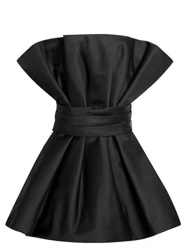 Retrofete Annette Strapless Mini Dress - Black