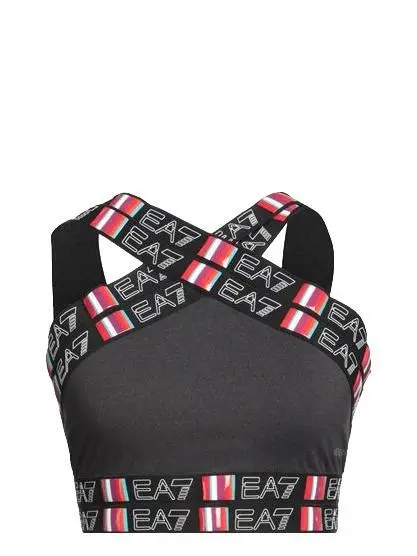 EA7 Sleeveless Sports Top - Charcoal