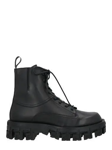 Versace Ankle Combat Boots - Black