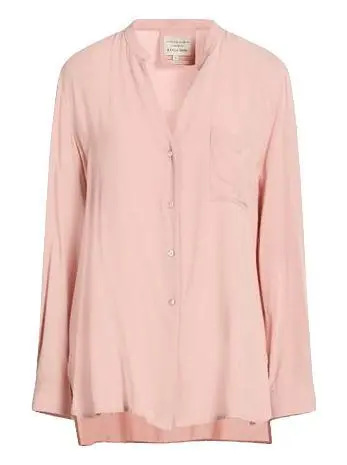 ALESSIA SANTI Long Sleeve Viscose Shirt - Pink