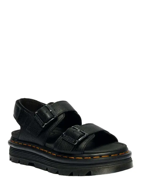 Dr. Martens Zebzag Pisa Platform Sandals - Black