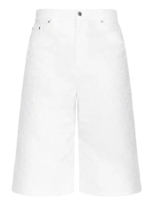 Stella McCartney Textured Shorts - White