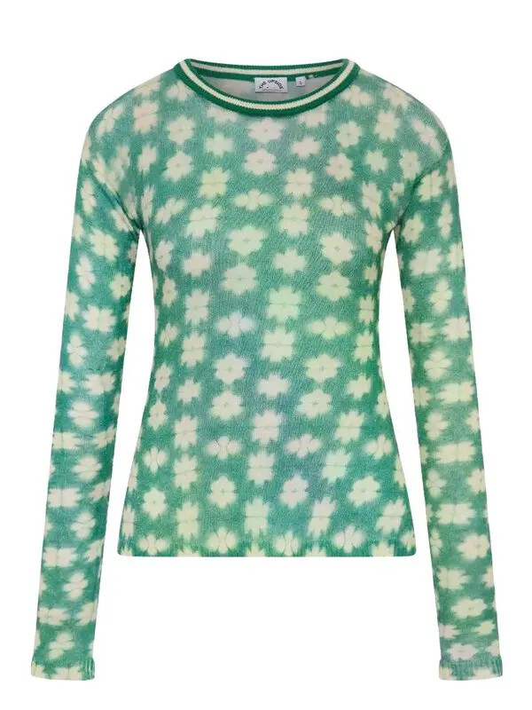 The Upside Latania Ada Floral-print Top - Green