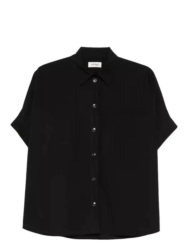 OTTOD'AME Pocket Short-sleeve Shirt - Black