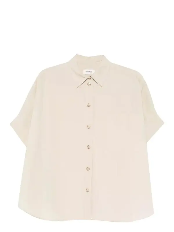 OTTOD'AME Pocket Button Shirt - Neutrals