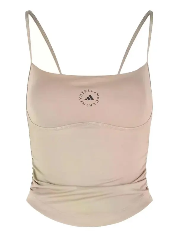 Adidas By Stella McCartney Logo Tank Top - Neutrals